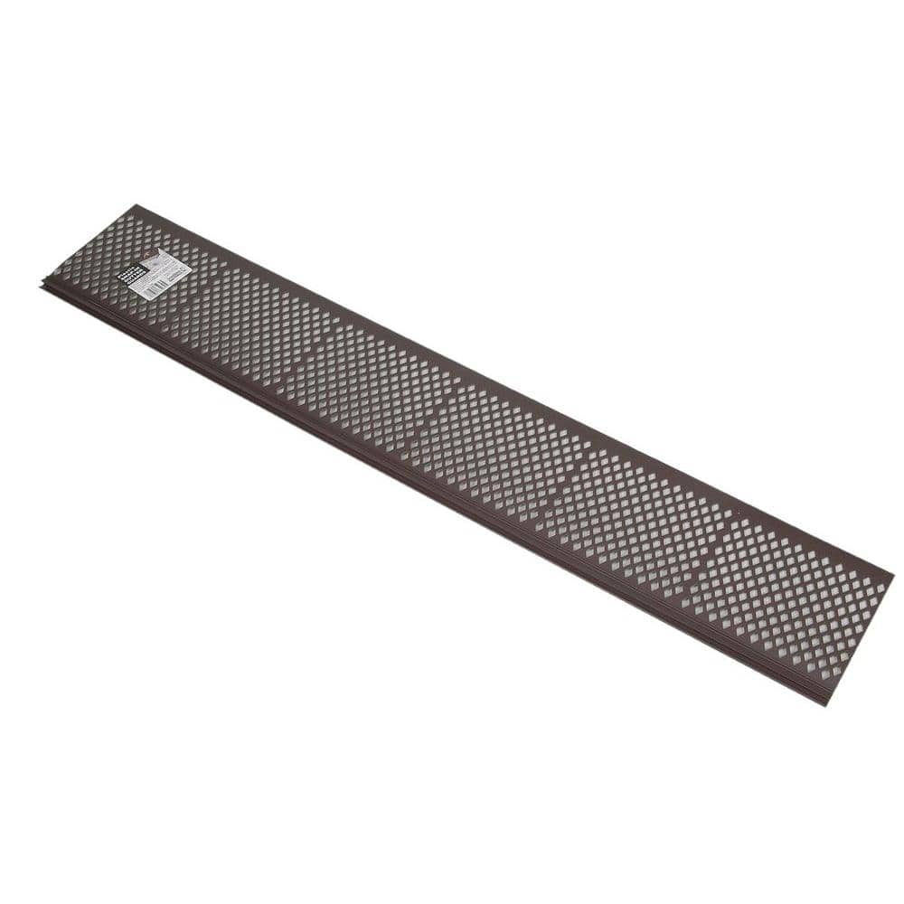 Amerimax Home Products Brown Snap-In Gutter Guard 85379 - The Home Depot