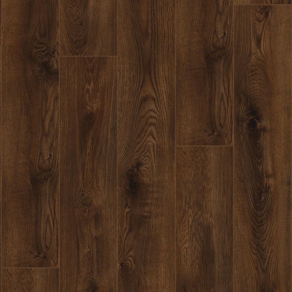 Home Decorators Collection Vanderbilt Oak 12 mm T x 8 in. W Waterproof ...