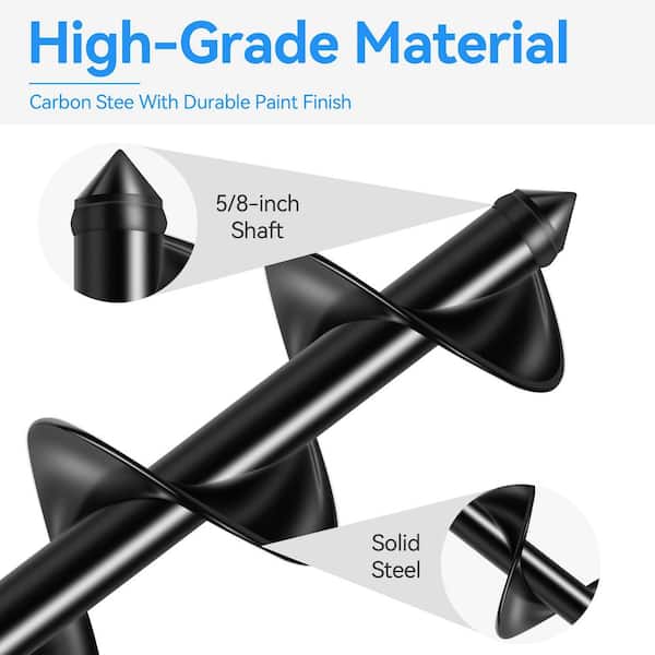 Clay/ Soil - Auger Bit - Drill Bits - The Home Depot