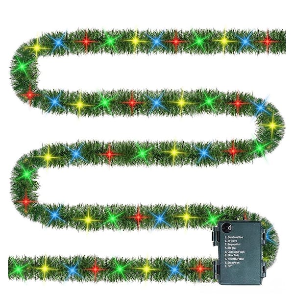 Home Depot Lighted Garland
