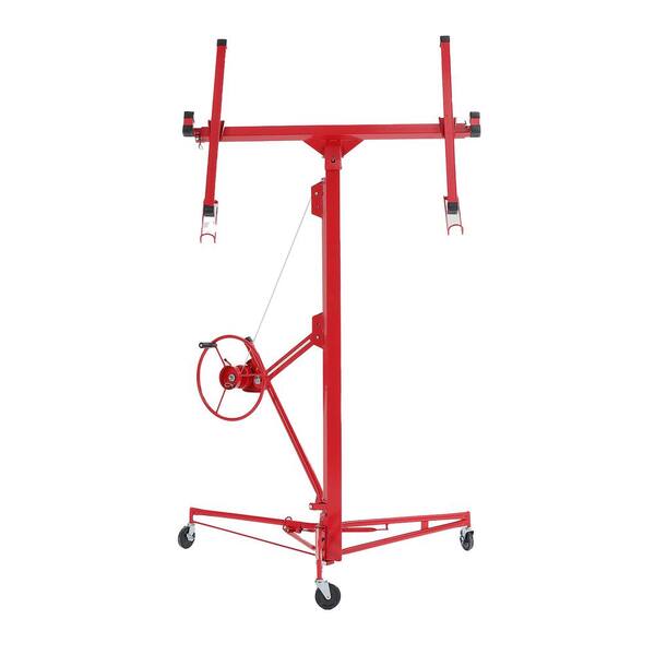 Tatayosi 11 ft. Drywall Panel Hoist Jack Lifter Drywall Lift Panel Lift ...