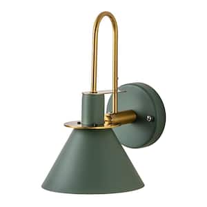 HUOKU Luckyday 7 in. Modern 1-Light Green Wall Sconce PD1014381 - The ...