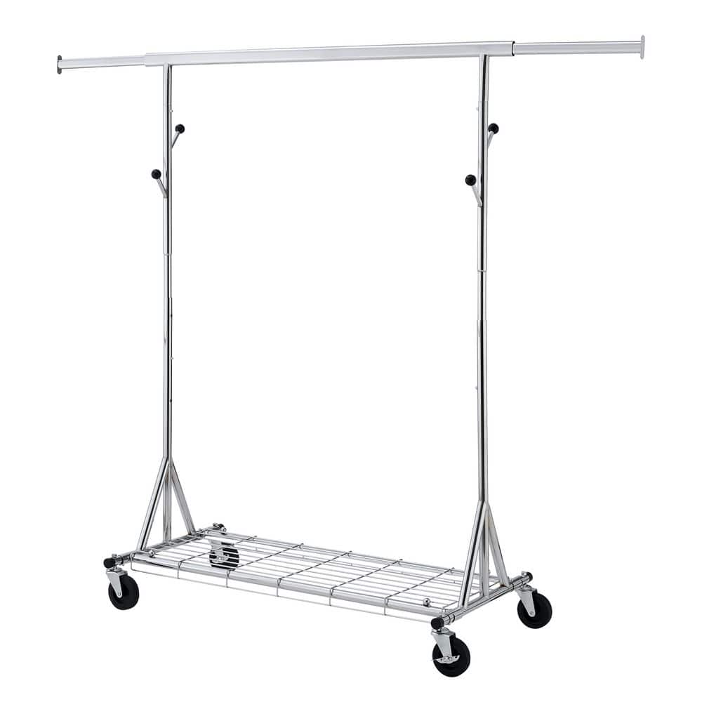 Siavonce 42 in. W x 67 in. H Heavy Duty Metal Clothes Rack, Portable ...