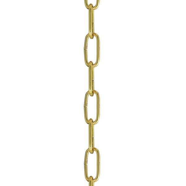 AVIANCE LIGHTING Accessories 9 ft. Polished Brass Heavy-Duty Decorative ...