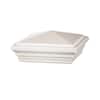 Veranda 4 in. x 4 in. White Vinyl Classic Style Fence Post Cap 144066 ...