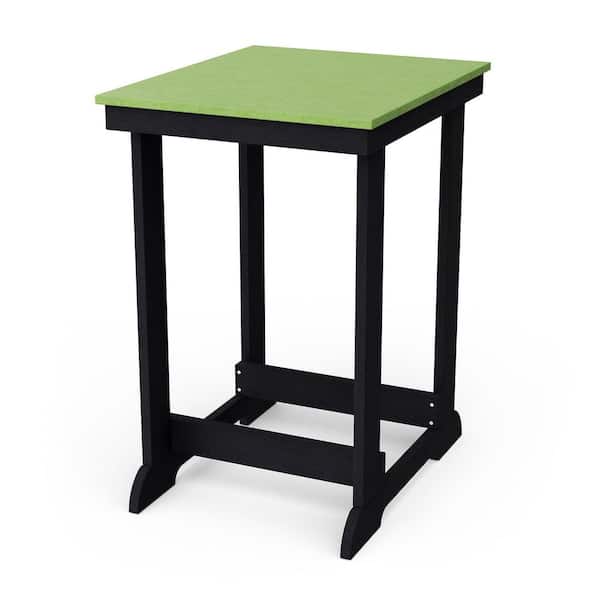 Wildridge Heritage Lime Green and Black HDPE Plastic Outdoor Patio ...