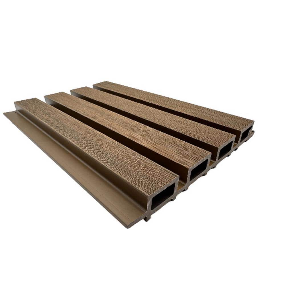 Ejoy SAMPLE 6 in. x 10 in. x 1.1 in. Composite Cladding Siding Outdoor ...