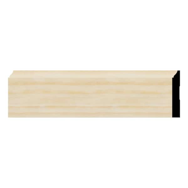 Ekena Millwork WM620 0.56 in. D x 4.25 in. W x 96 in. L Wood Pine ...
