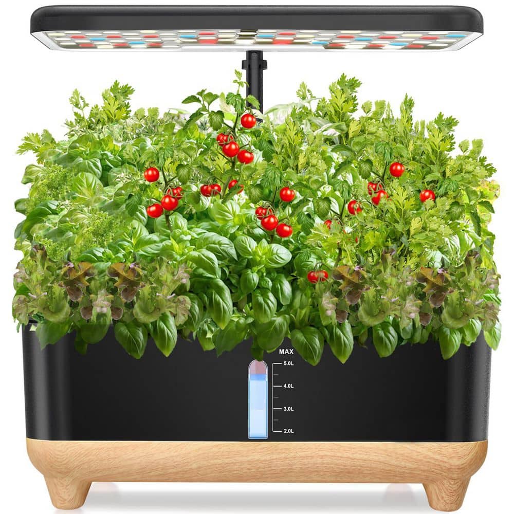 .N/A 13 Pods Indoor Hydroponic Garden Planter with 5L Water Tank and ...