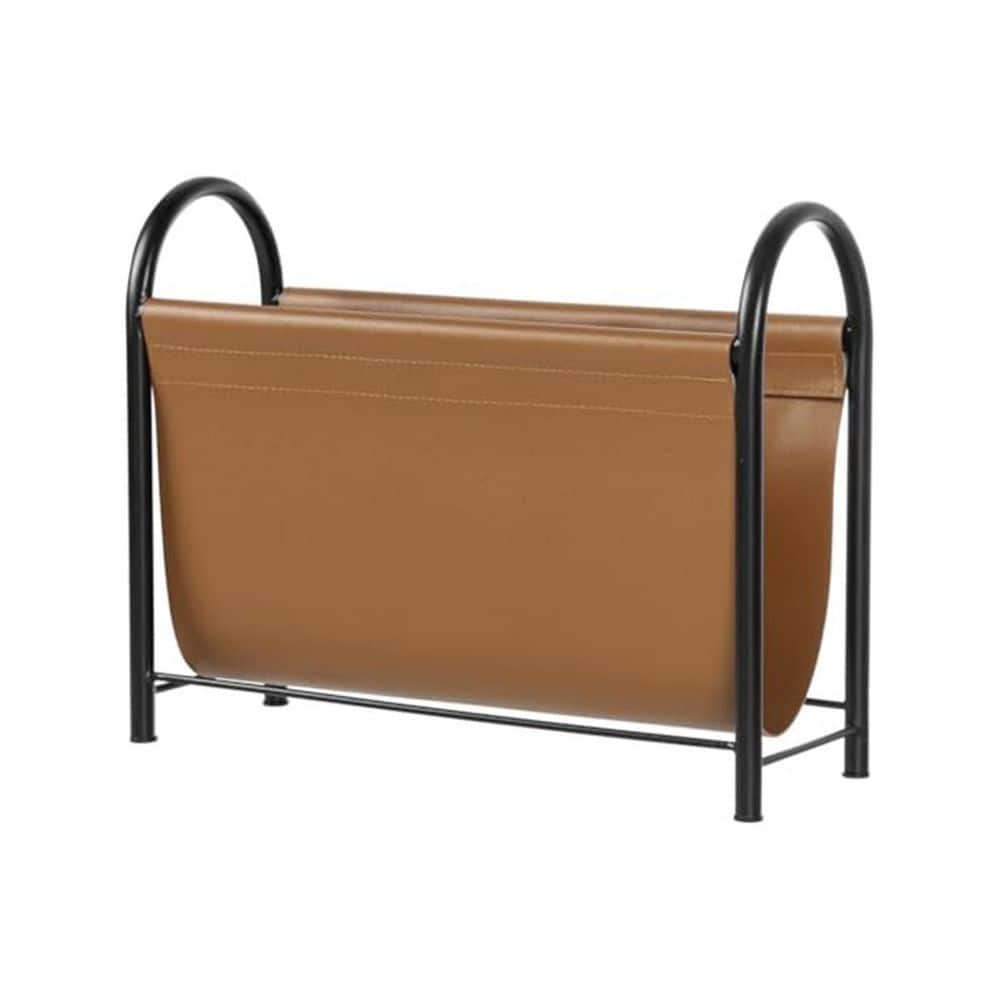 Beige 16 in x 9 in Metal Floor Freestanding Magazine Rack HDDKR61T7T ...