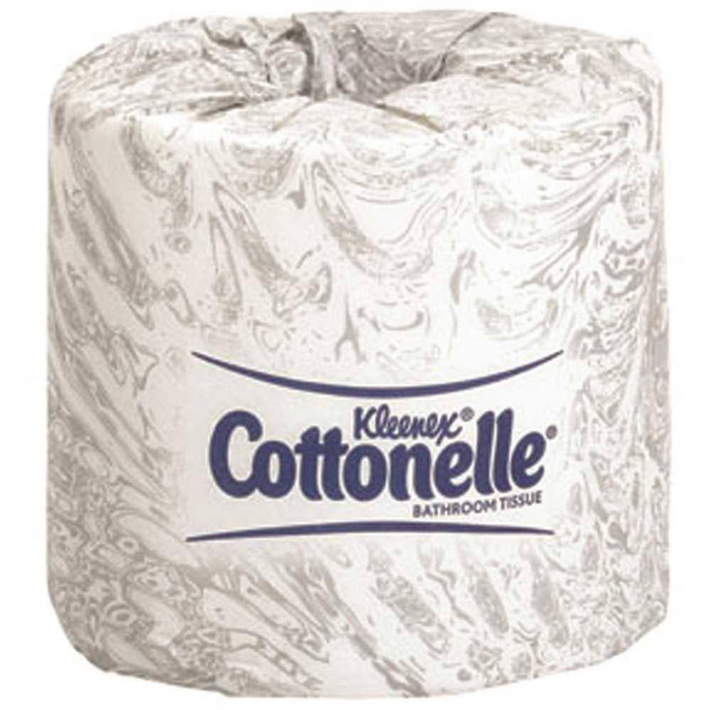 Cottonelle 2-Ply White Standard Toilet Paper Rolls, 451 Sheets Per Roll ...