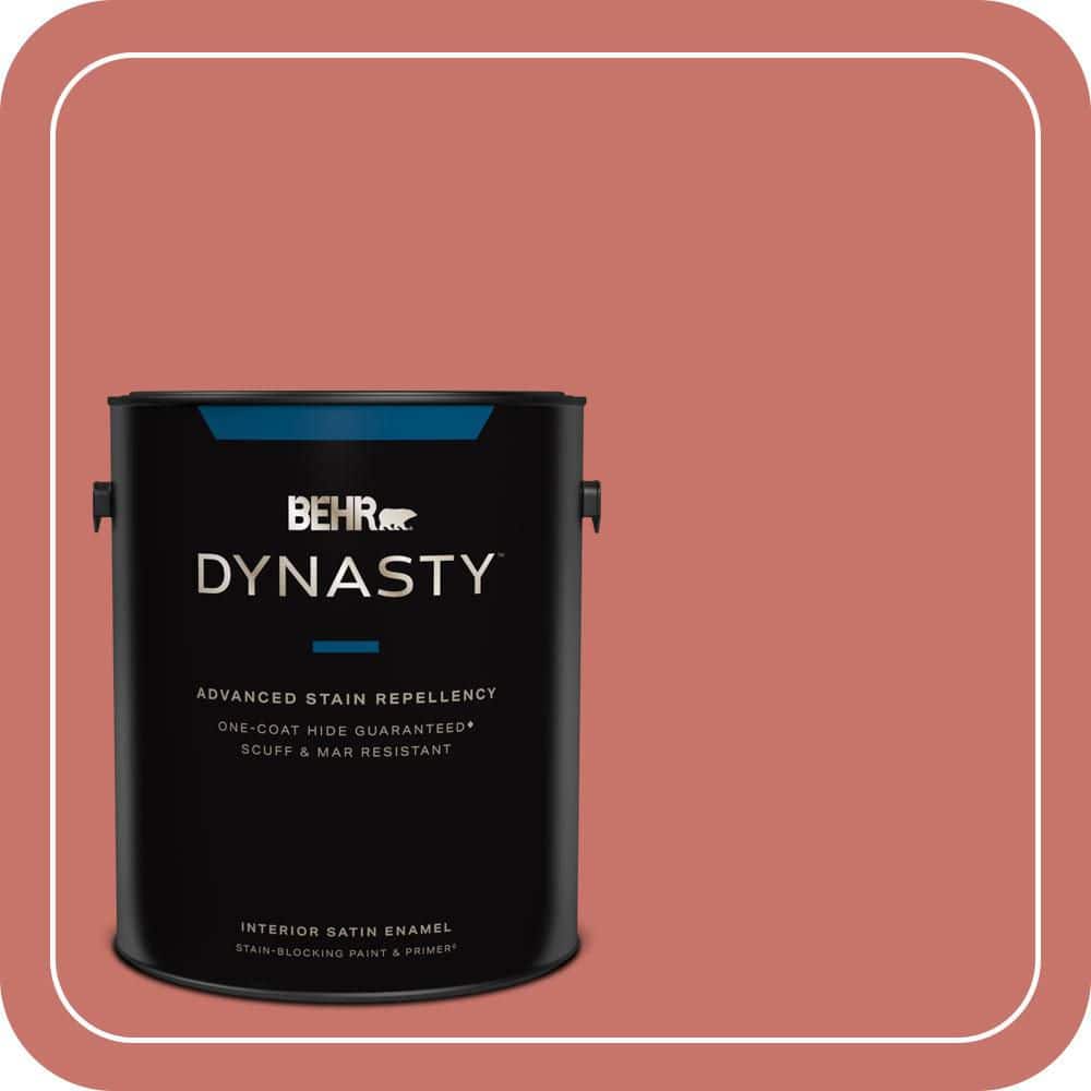 BEHR DYNASTY 1 gal. #180D-5 Sahara Sun Satin Enamel Interior Stain ...