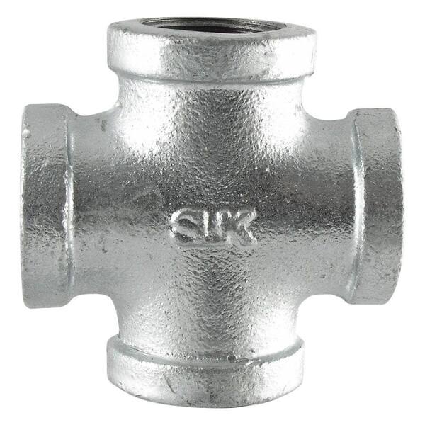 STZ 1/2 in. Galvanized Iron Cross 311 CR-12 - The Home Depot