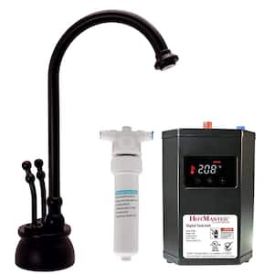 Westbrass 10-3/8 in. Docalorah 2-Handle Hot and Cold Water Dispenser ...