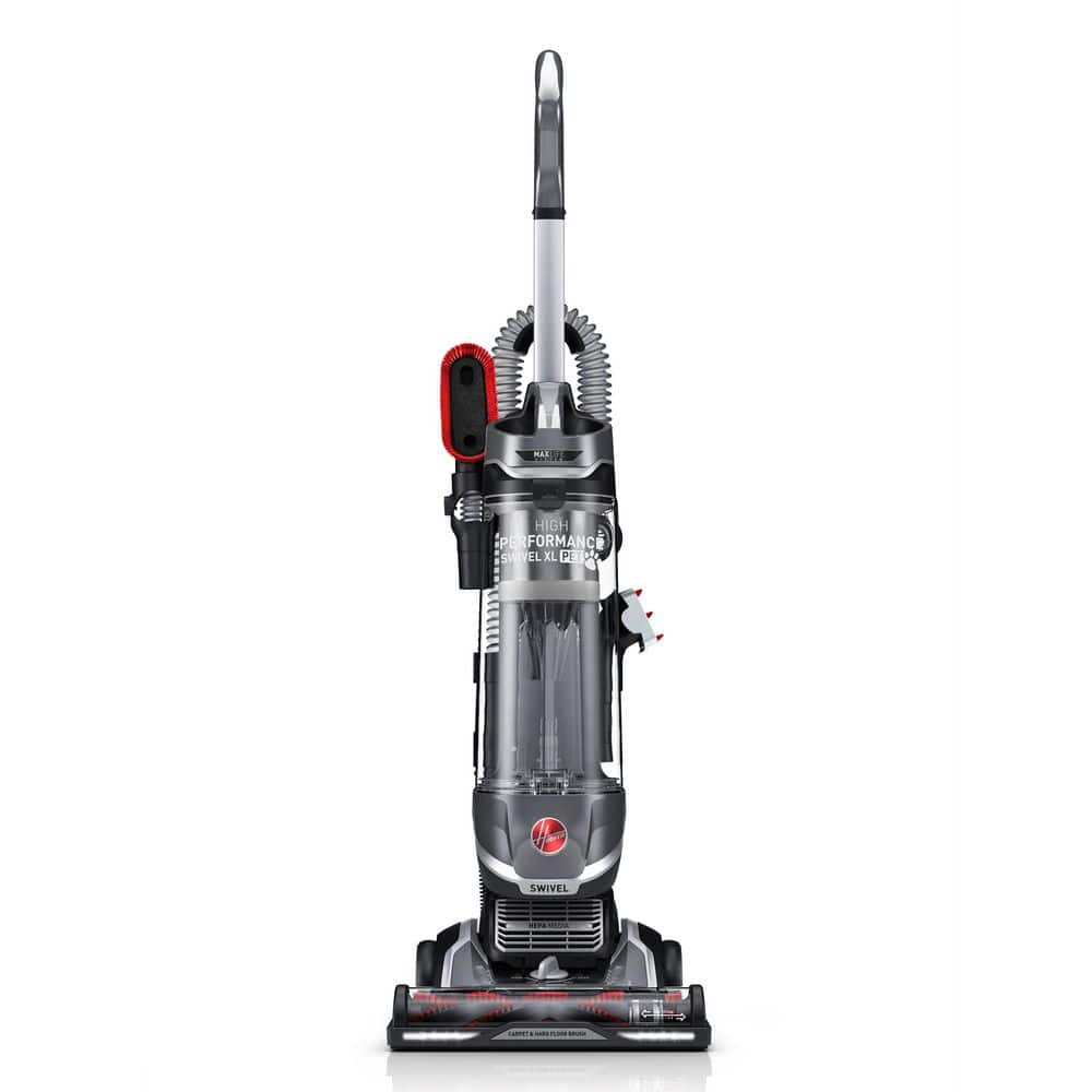 HOOVER High Performance Swivel XL Pet Bagless Corded Upright Vacuum for ...