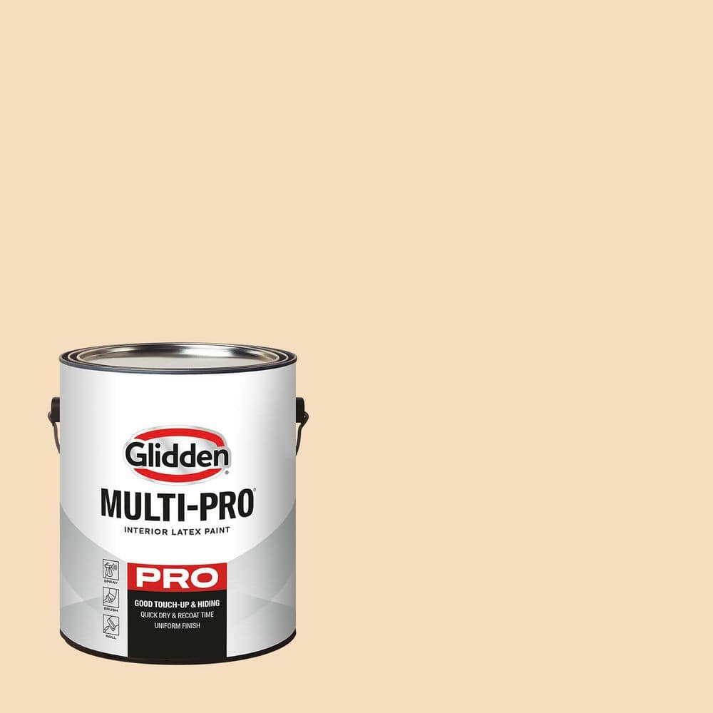Glidden Multi-Pro 1 gal. PPG1203-3 Peach Dip Ultra Flat Interior Paint ...