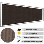 Cisvio 5 ft. x 50 ft. Privacy Screen Fence Heavy-Duty Protective ...
