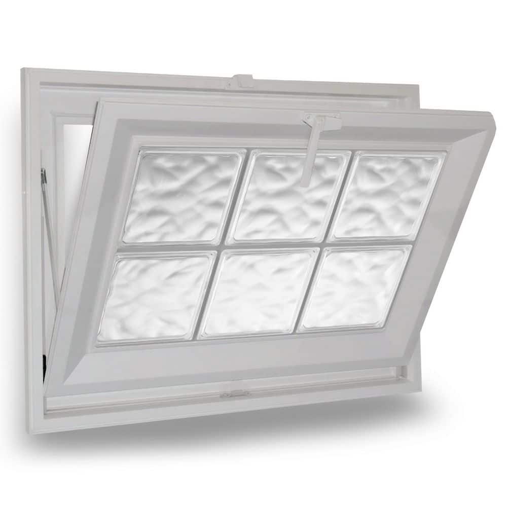 Hy-Lite 23.5 in. x 11.5 in. Acrylic Privacy Glass White New ...