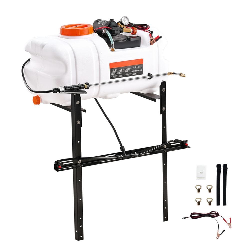 SKYSHALO 15.9 Gal. /60 L ATV/UTV Broadcast Sprayer with A Nozzle Boom ...