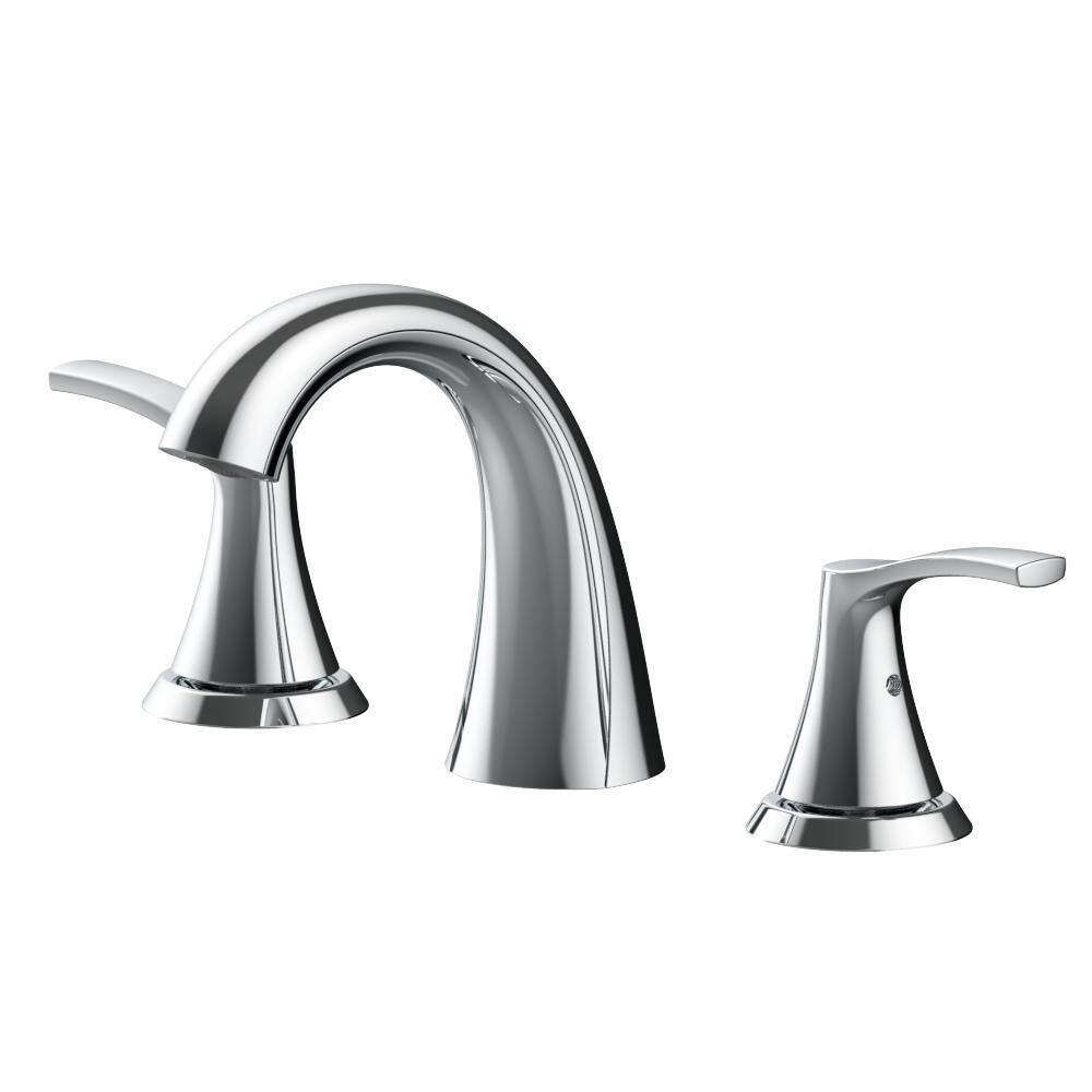 Glacier Bay Arnette 8 In Widespread Double Handle High Arc Bathroom