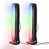 Monster 11 in. 2 Pack Multi-Color Smart Wi-Fi LED Clip-On Light Bar ...