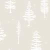 Tree With Birds Beige Peel and Stick Smooth Vinyl Wallpaper W9187-Vinyl ...