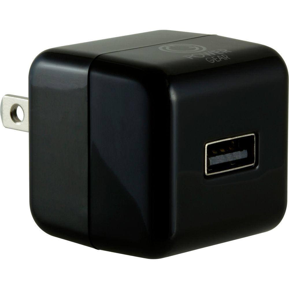 Power Gear AC to USB 1 Port Adapter 1.0 Amp with Folding Prongs 20150 ...