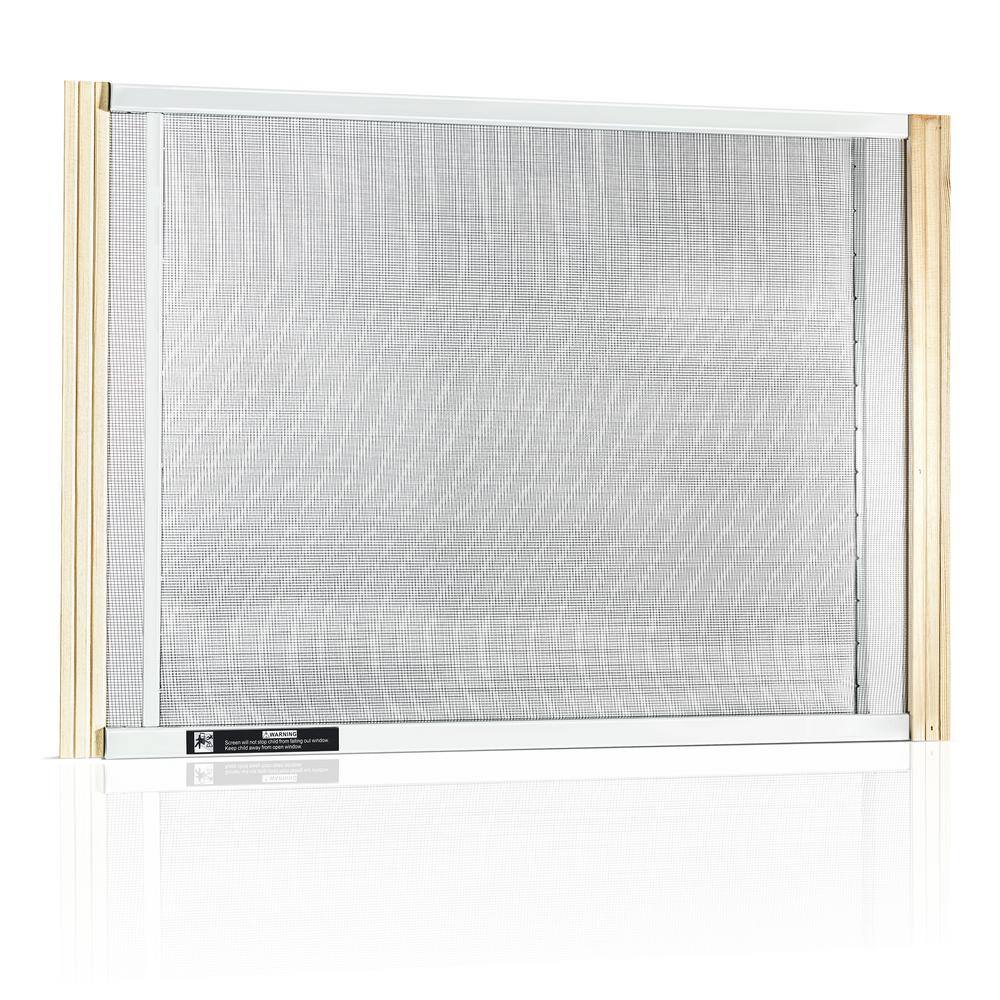 PROAIRA 37 in. x 18 in. Adjustable Frame Quick Slide Window Screen ...