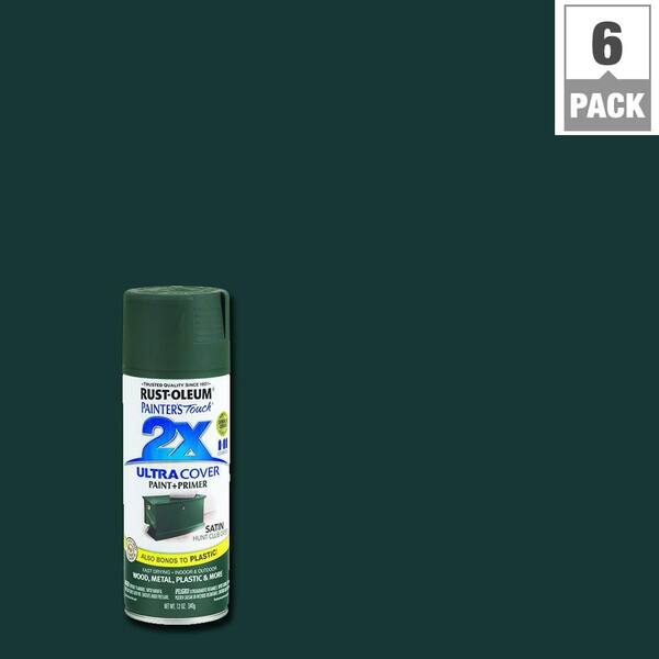 Rust-Oleum Painter's Touch 2X 12 oz. Satin Hunt Club Green General ...