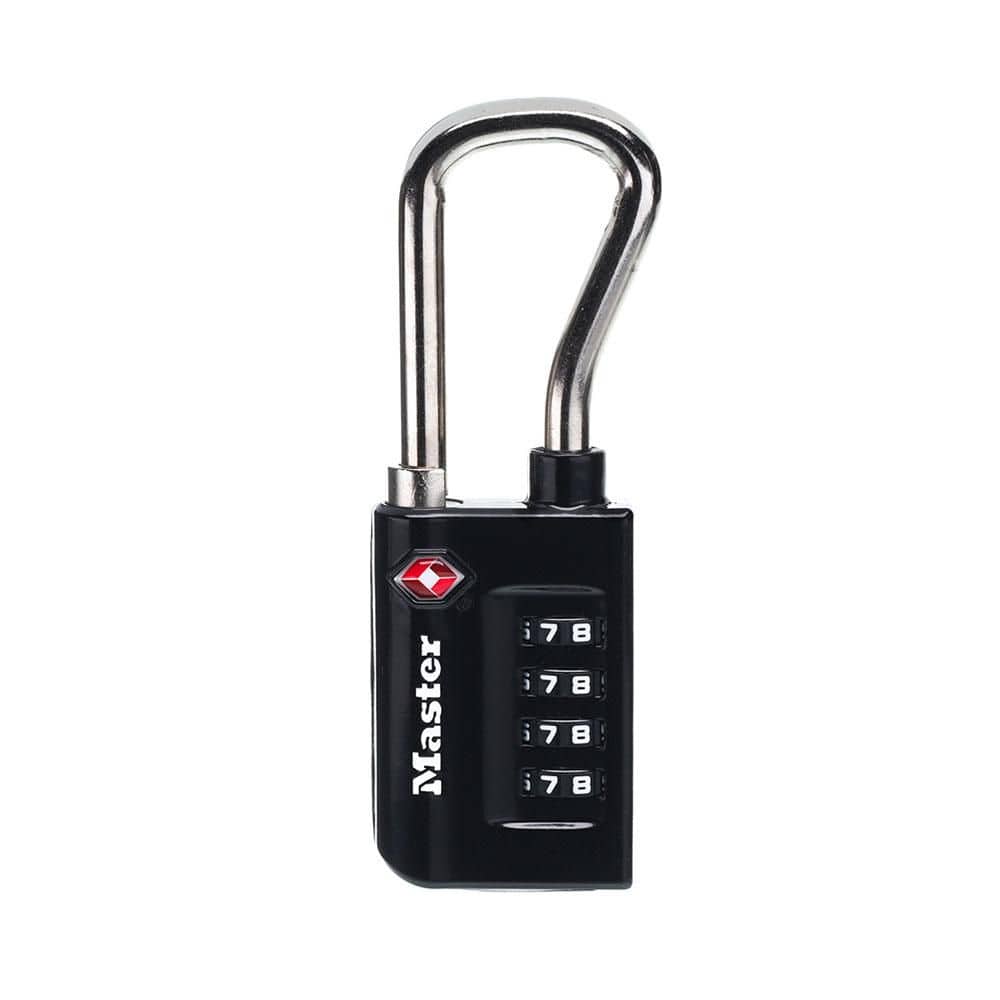 Master Lock TSA Approved Combination Luggage Lock, Resettable, Extended ...