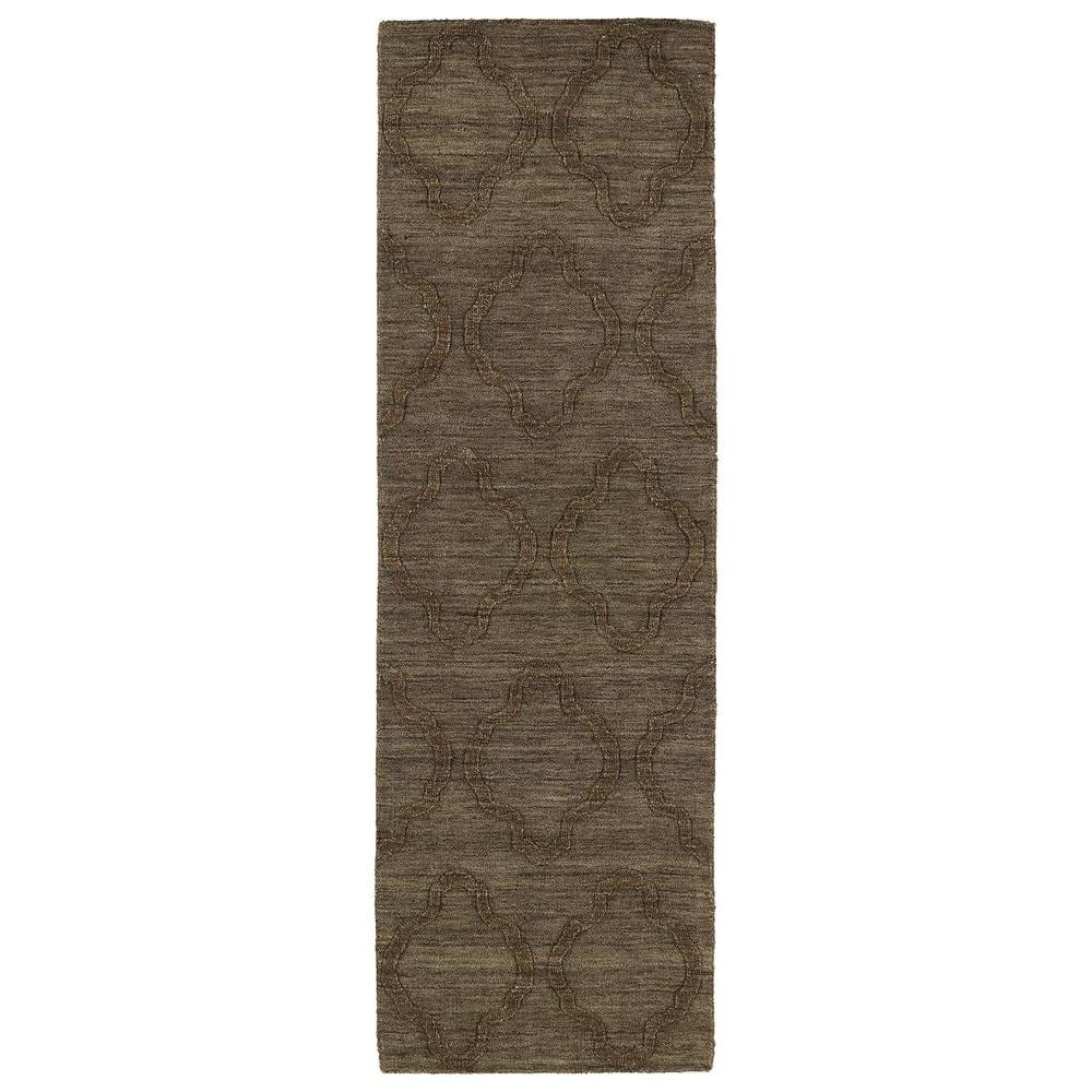 Kaleen Imprints Modern Chocolate 3 ft. x 8 ft. Runner Rug IPM02-40-268 ...