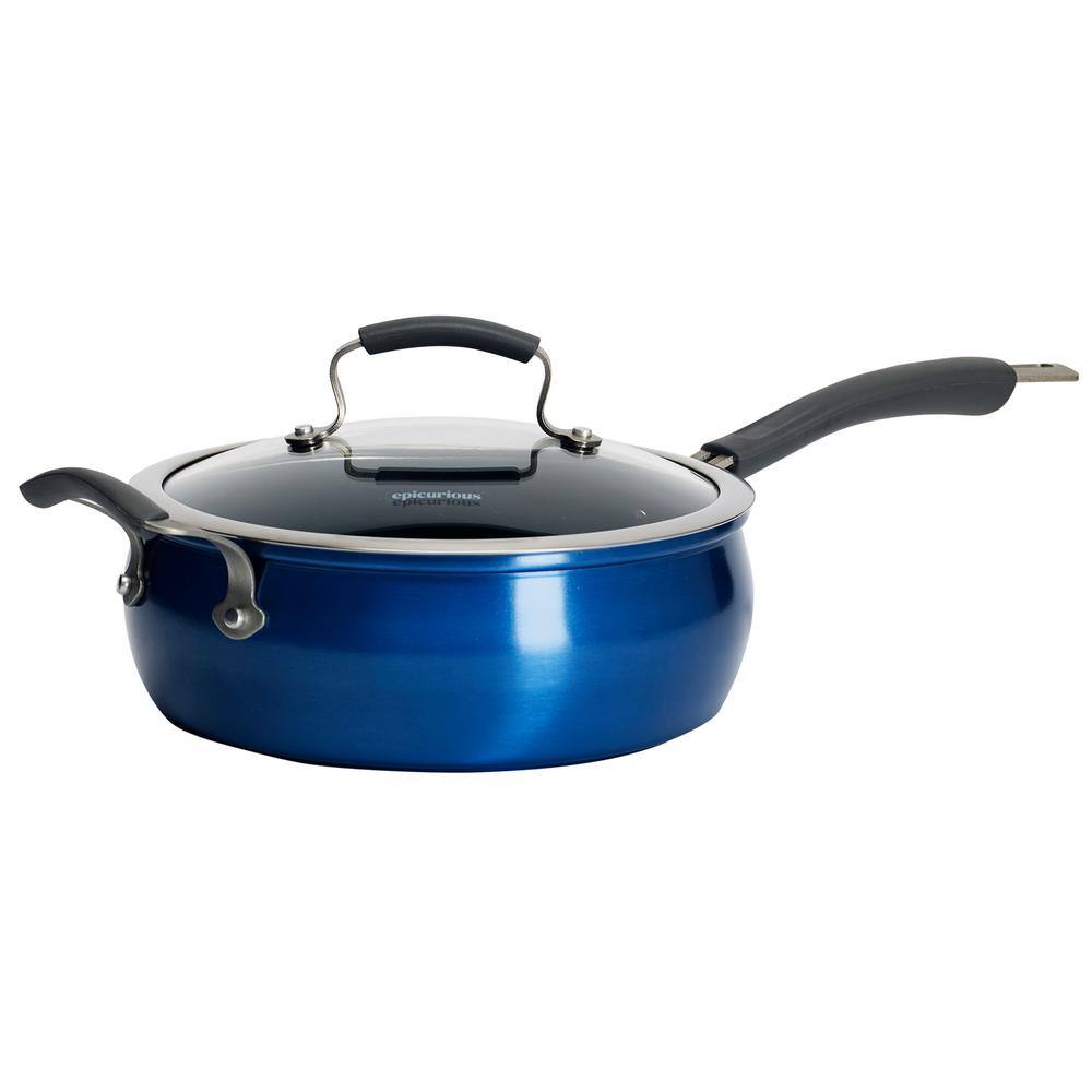 Epicurious Translucent 6 qt. Hard-Anodized Aluminum Nonstick Stock Pot ...