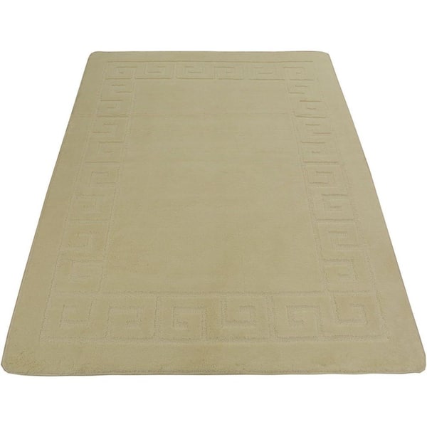 Ivory Meander 5 ft. x 7 ft. Area Rug MinMeander-5x7 - The Home Depot