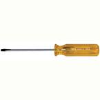 Klein Tools 1/16 in. Keystone-Tip Mini Flat Head Screwdriver with 2 in. Round Shank-Cushion Grip ...