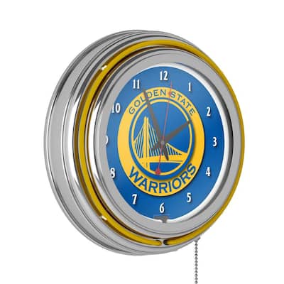 Trademark NBA Golden State Warriors NBA 3-Light Stained Glass Hanging ...