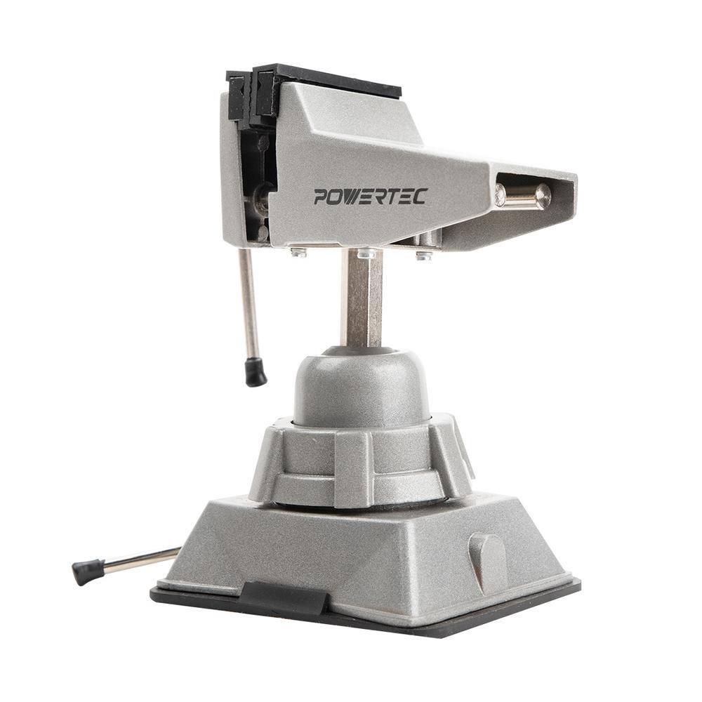 ‎POWERTEC 2-3/4 in. Jaw, Portable and Multi-directional Vacuum Base ...