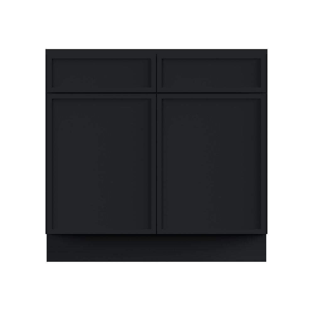 CASAINC 36 in. W x 24 in. D x 34.5 in. H RTA Solid Wood Frame Shaker ...