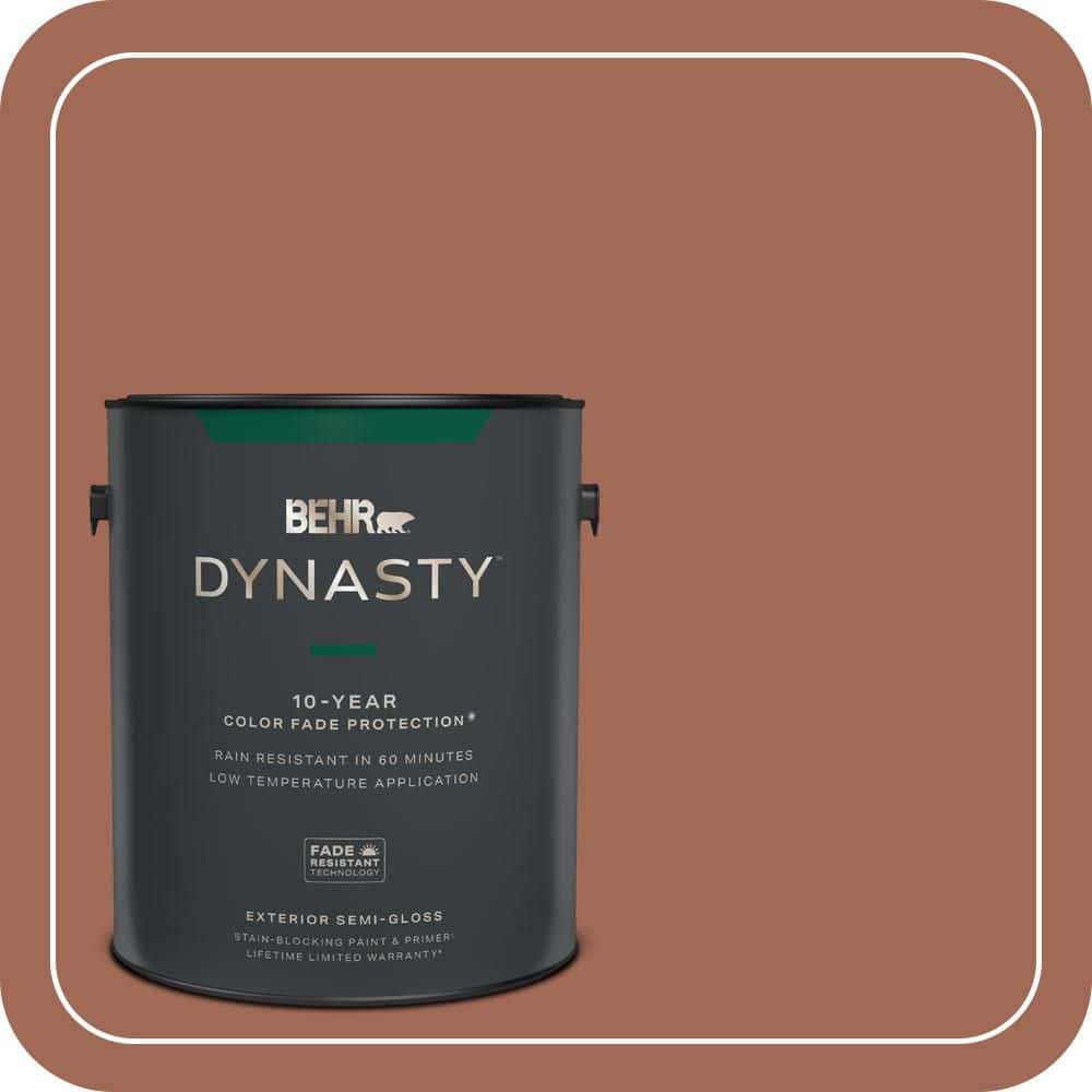 BEHR DYNASTY 1 gal. #S180-6 Perfect Penny Semi-Gloss Exterior Stain ...