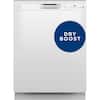 GE 24 in. Built-In Tall Tub Front Control White Dishwasher w/Sanitize ...