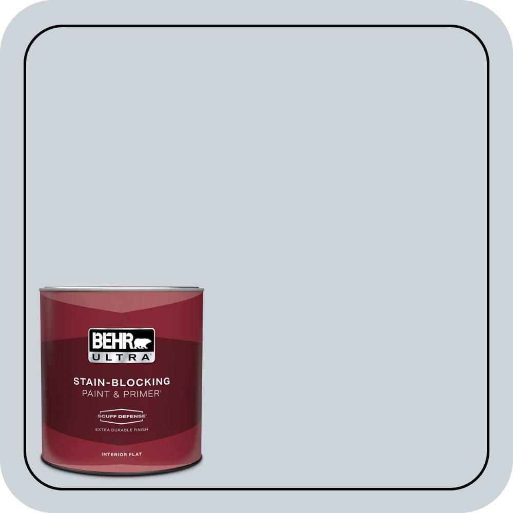 BEHR ULTRA 1 qt. #PPU14-17A Polar Frost Extra Durable Flat Interior ...