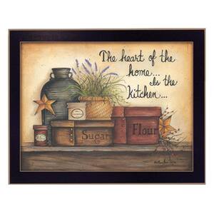 HomeRoots Charlie Heart of the Home 1-Piece Framed Wall Art 18 in. x 14 ...
