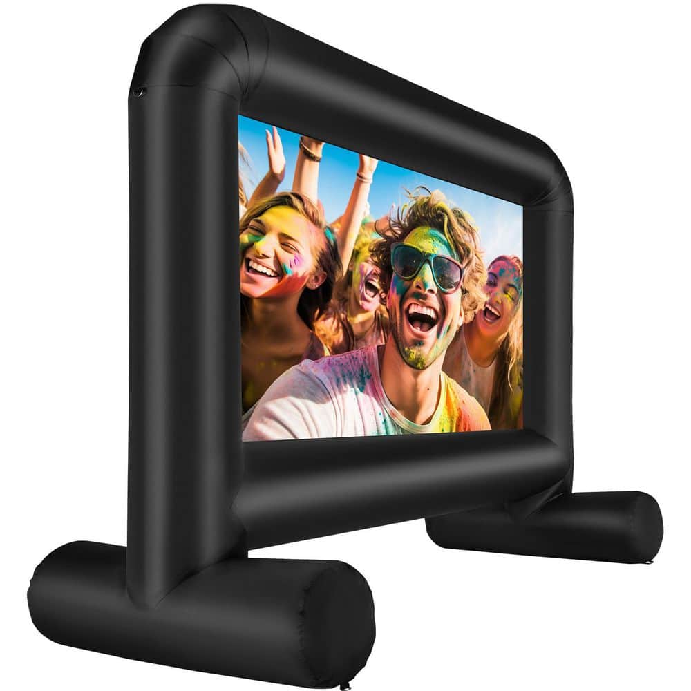 SKYSHALO Inflatable Movie Screen, 168 in. Inflatable Projector Screen ...