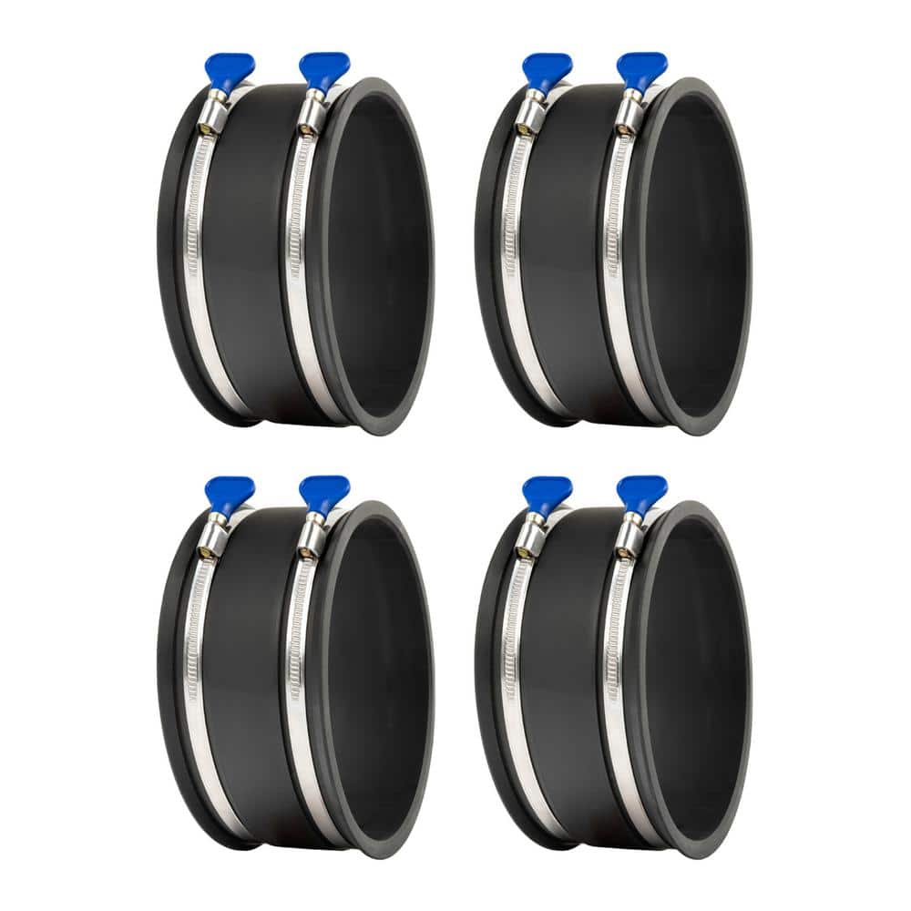 ‎POWERTEC 6 in. Dust Control Flex Cuff with Adjustable Key Hose Clamps ...