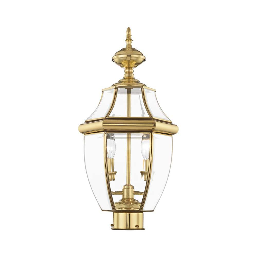 AVIANCE LIGHTING Aston 21 in. 2-Light Polished Brass Cast Brass ...