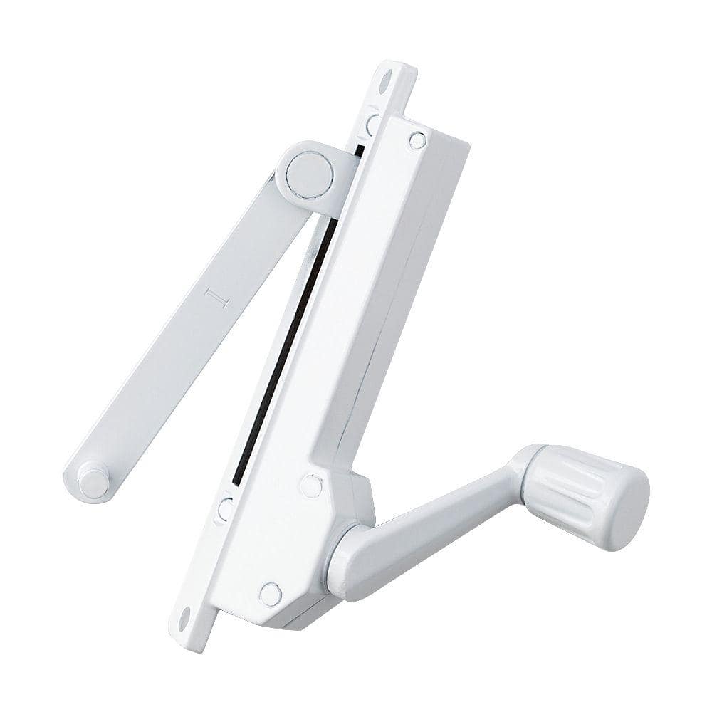 TOLEDO 1/2 in. White Steel Single-arm casement Window Operator TWH-80WH ...