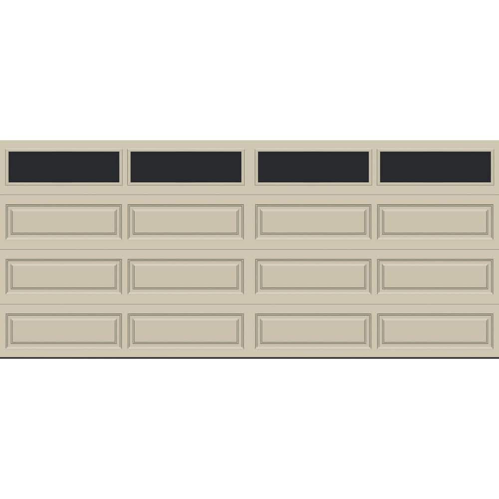 Clopay Classic Steel Long Panel 16 ft. x 7 ft. Insulated 6.5 R-Value ...
