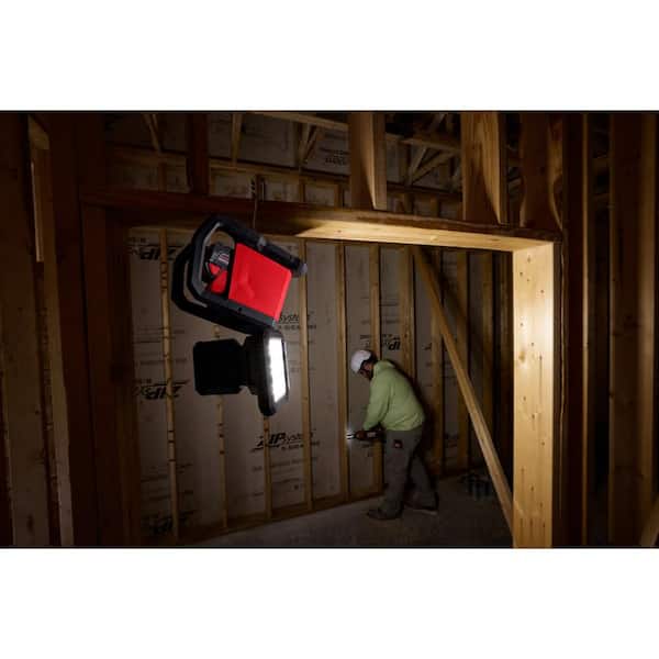 Milwaukee M18 18-Volt Lithium-Ion Cordless 4500 Lumens ROVER Dual Power ...