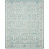 SAFAVIEH Evoke Ivory/Light Blue 9 ft. x 12 ft. Floral Border Antique ...
