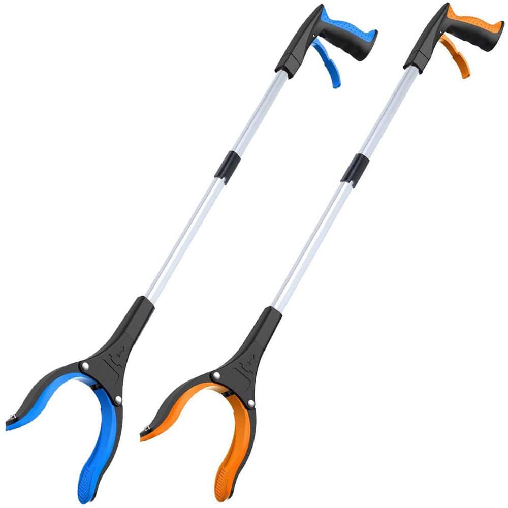 Misopily 32 in. Grabber Reacher Tool Extra Long Foldable Gripper Pick ...