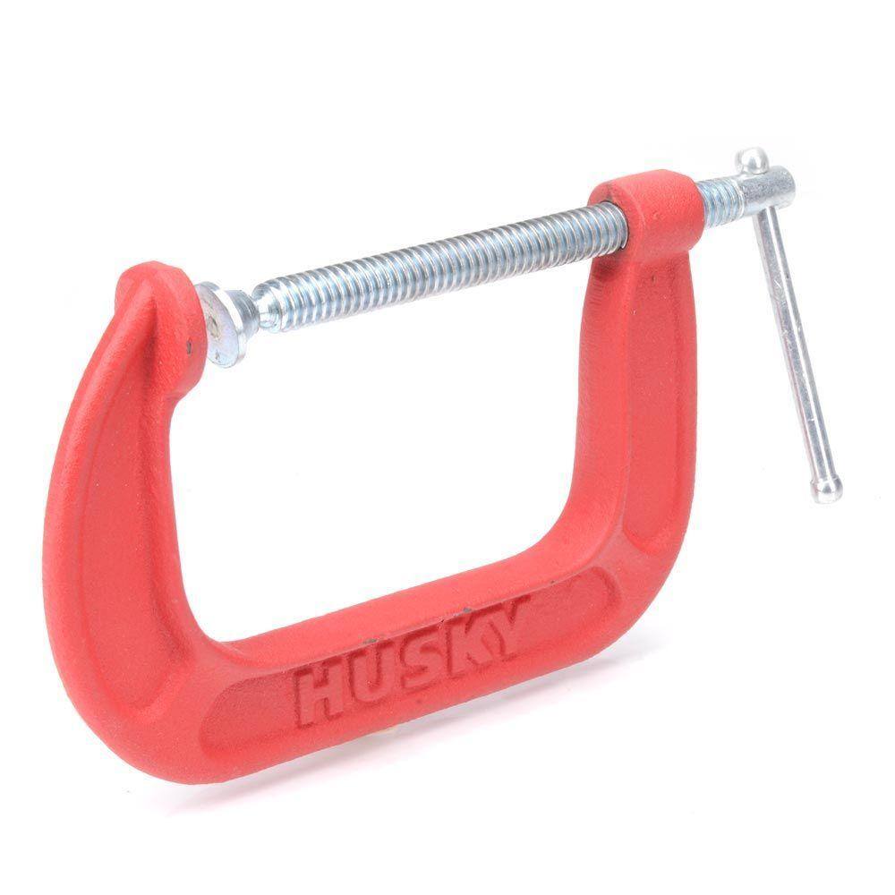 Husky 4 in. C-Clamp 008-207-HKY - The Home Depot